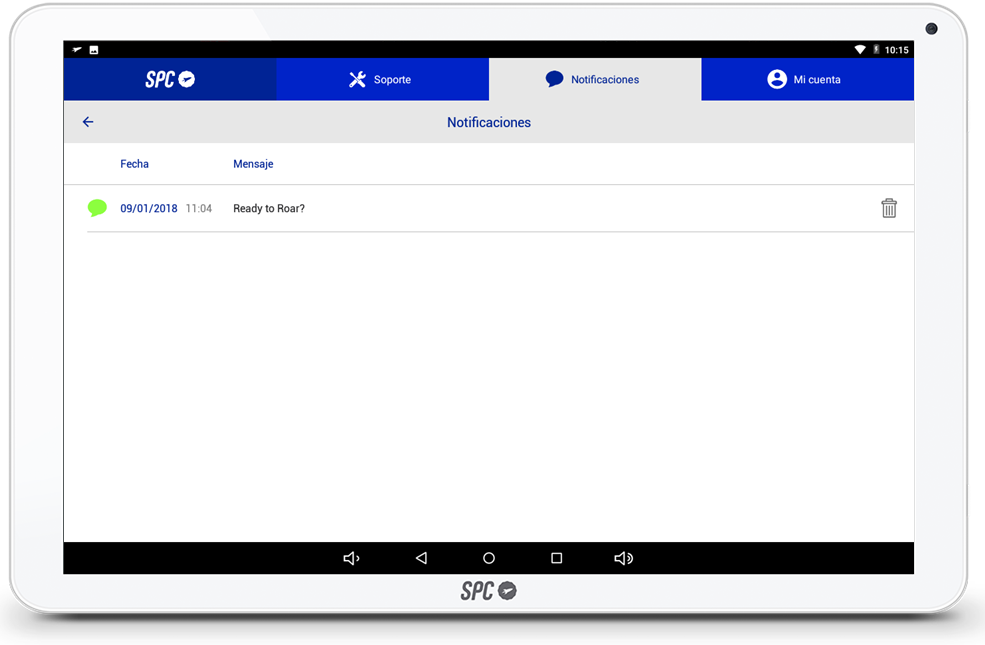 SPC App – Centro Soporte de SPC